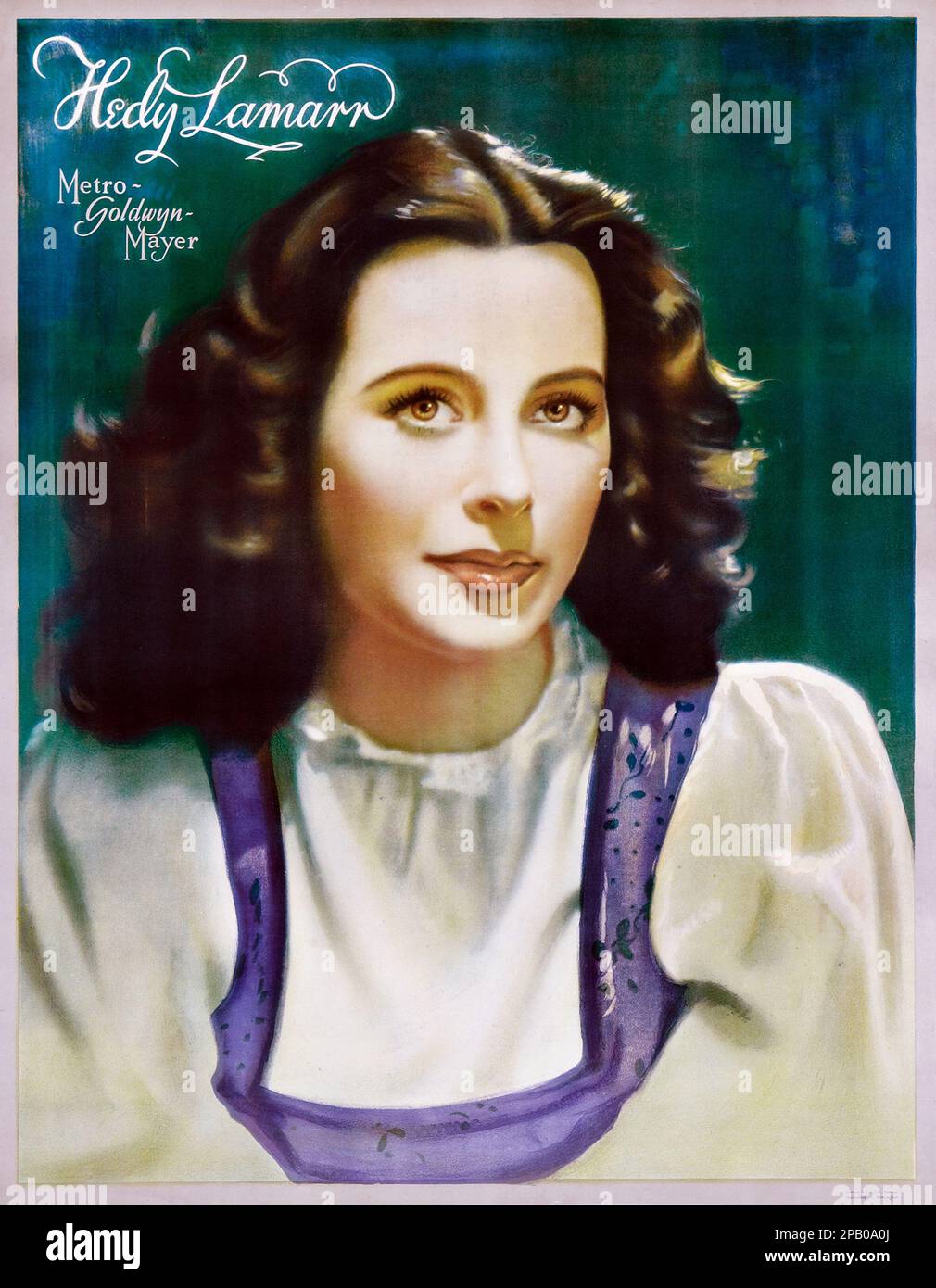 Hedy Lamarr Personality Poster (MGM, Late-1930s Stock Photo - Alamy