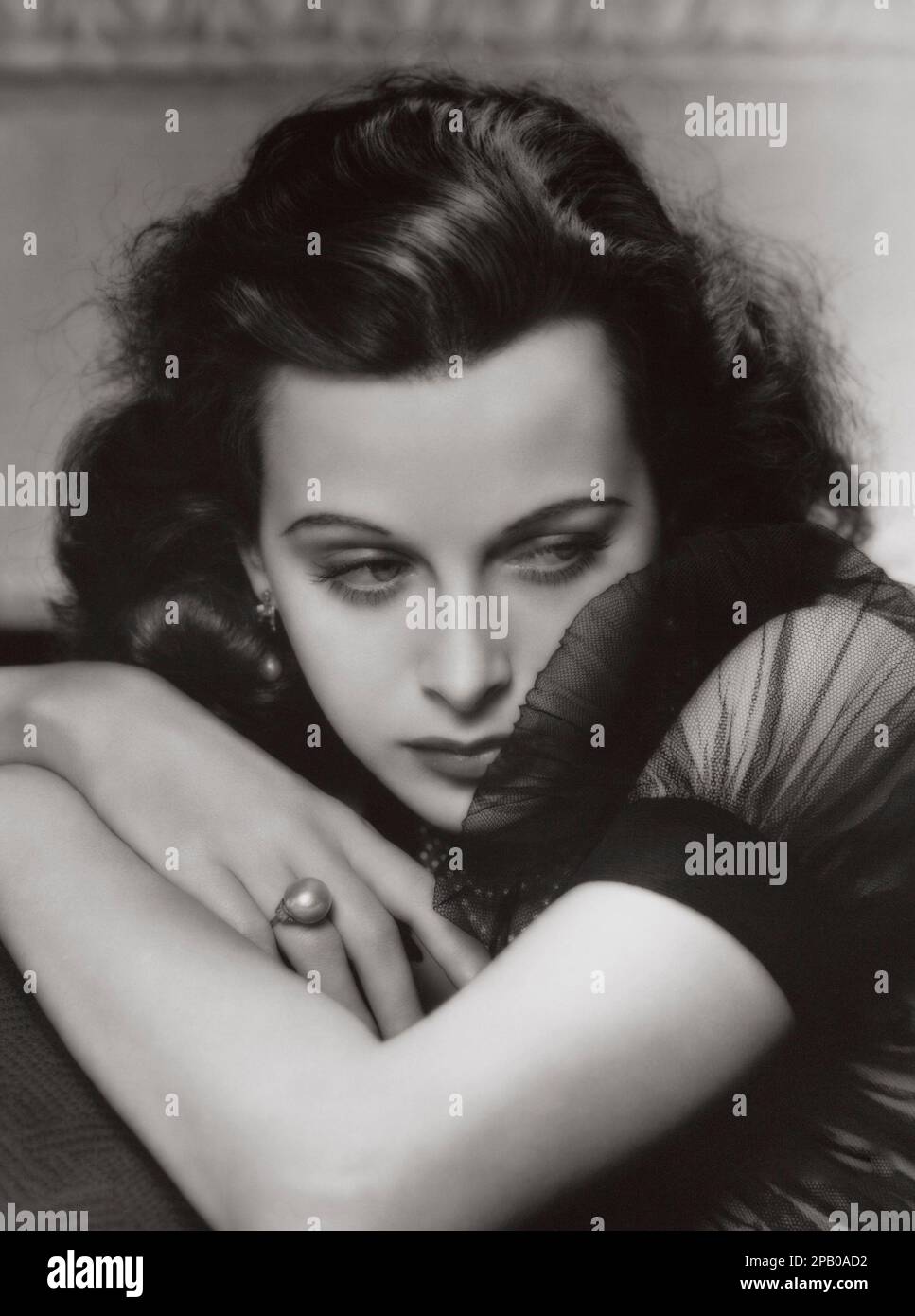 Hedy Lamarr, 1938 publicity photo by George Hurrell Stock Photo - Alamy