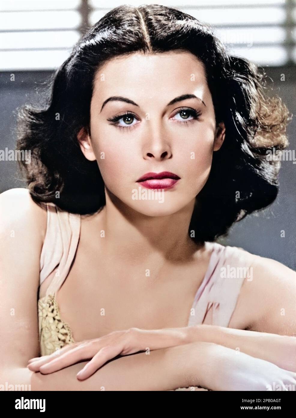 Hedy Lamarr - publicity photo 1940 Stock Photo - Alamy