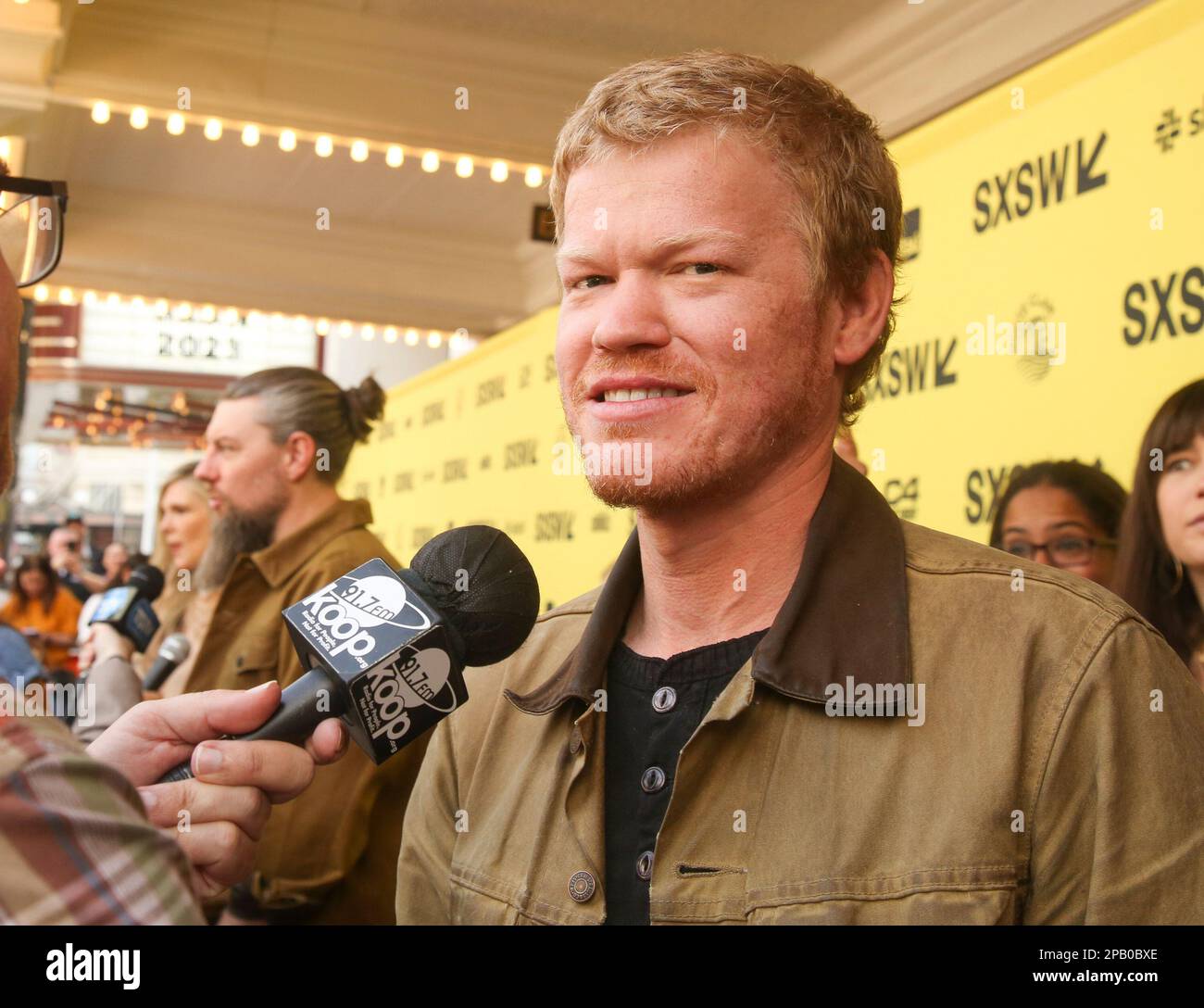 Jesse Plemons arrives for the world premiere of "Love & Death" during ...