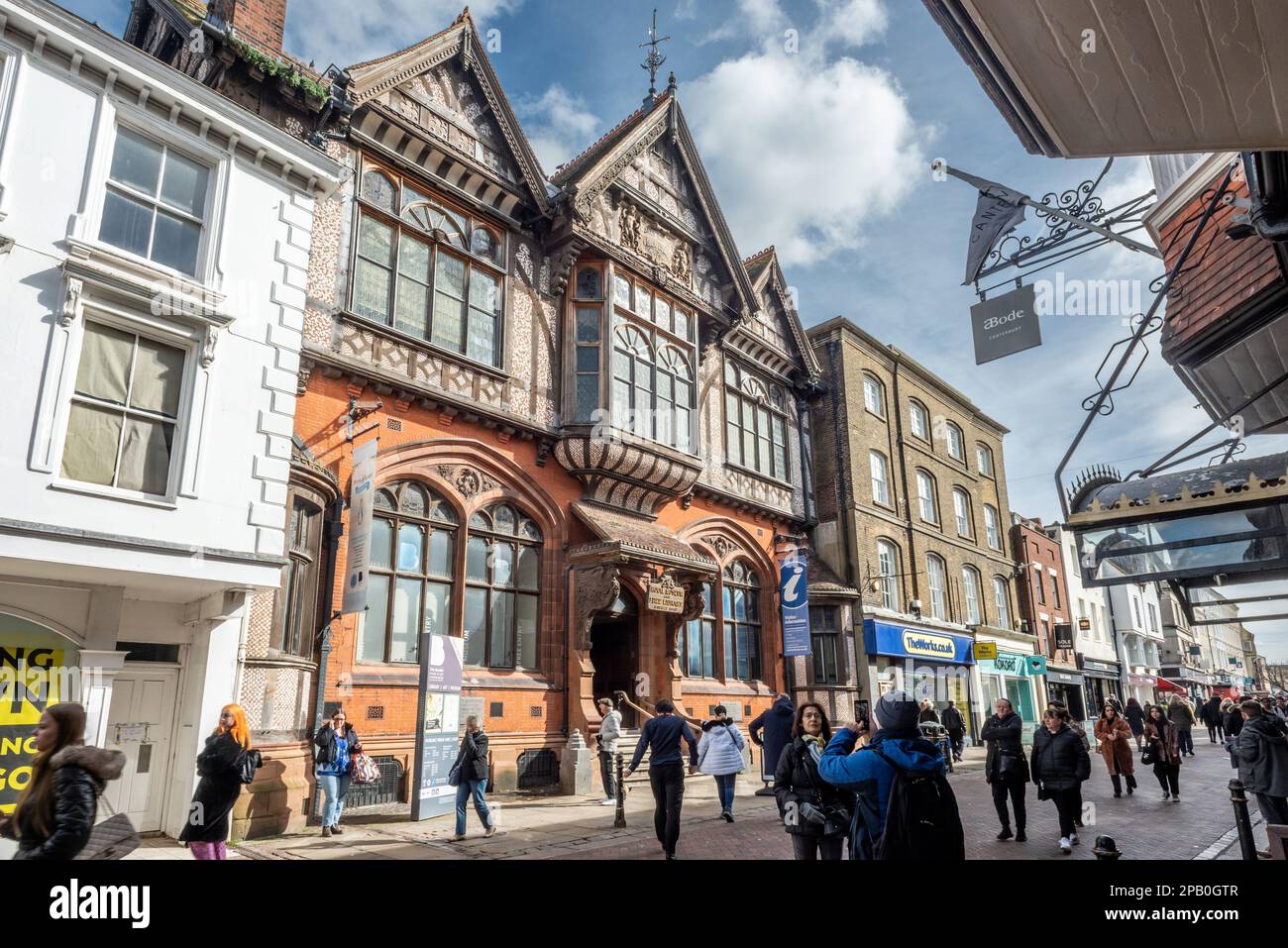Canterbury, March 11th 2023: The Beaney House of Art and Knowledge ...