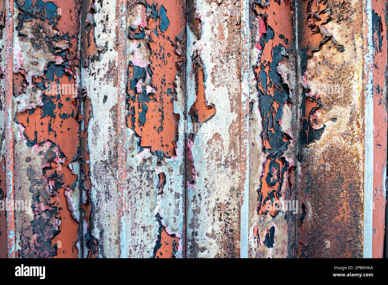 Weathered corrugated metal Stock Photo - Alamy