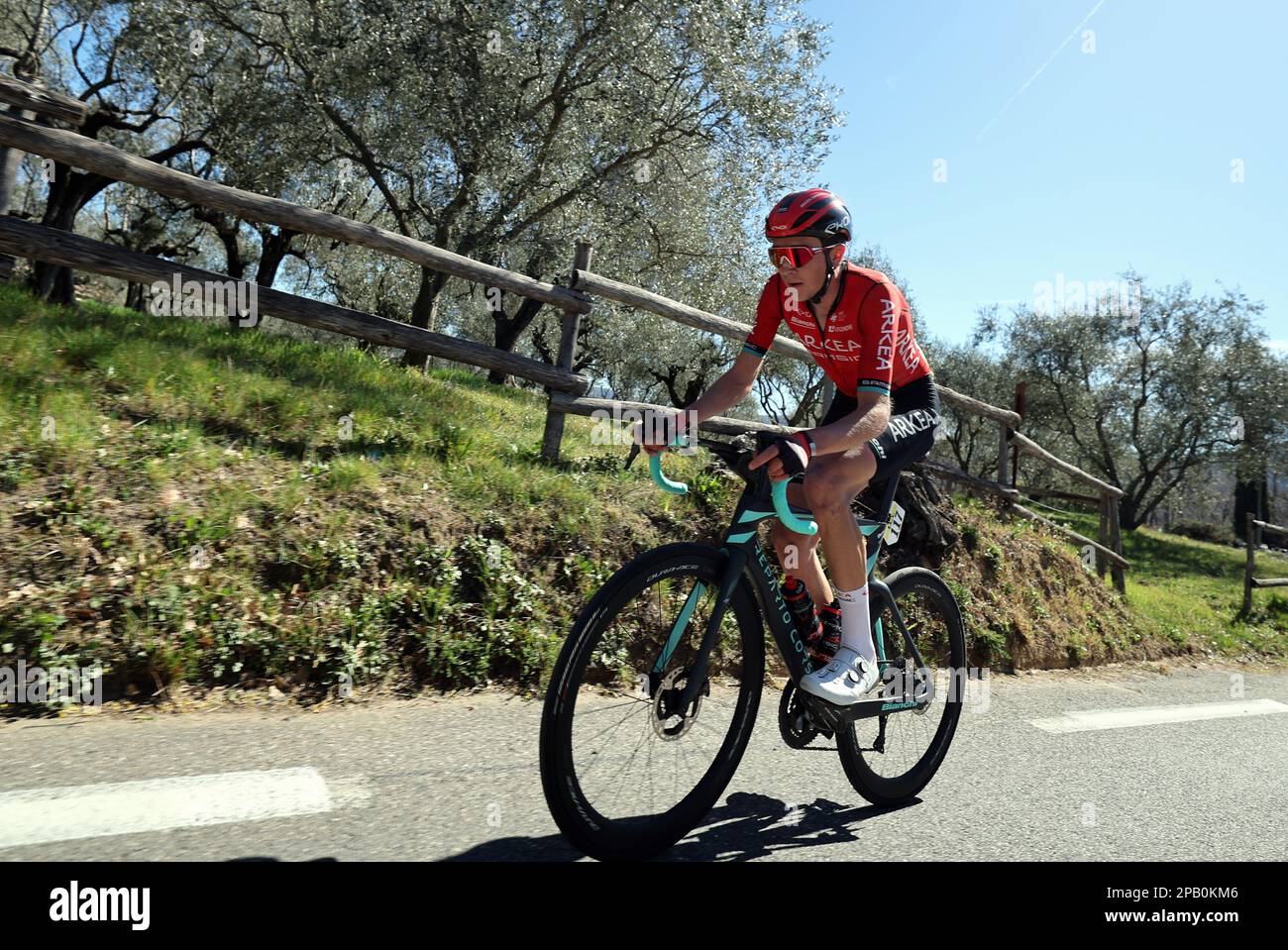 Luxembourg Michel Ries of Team Arkea Samsic pictured in action during ...