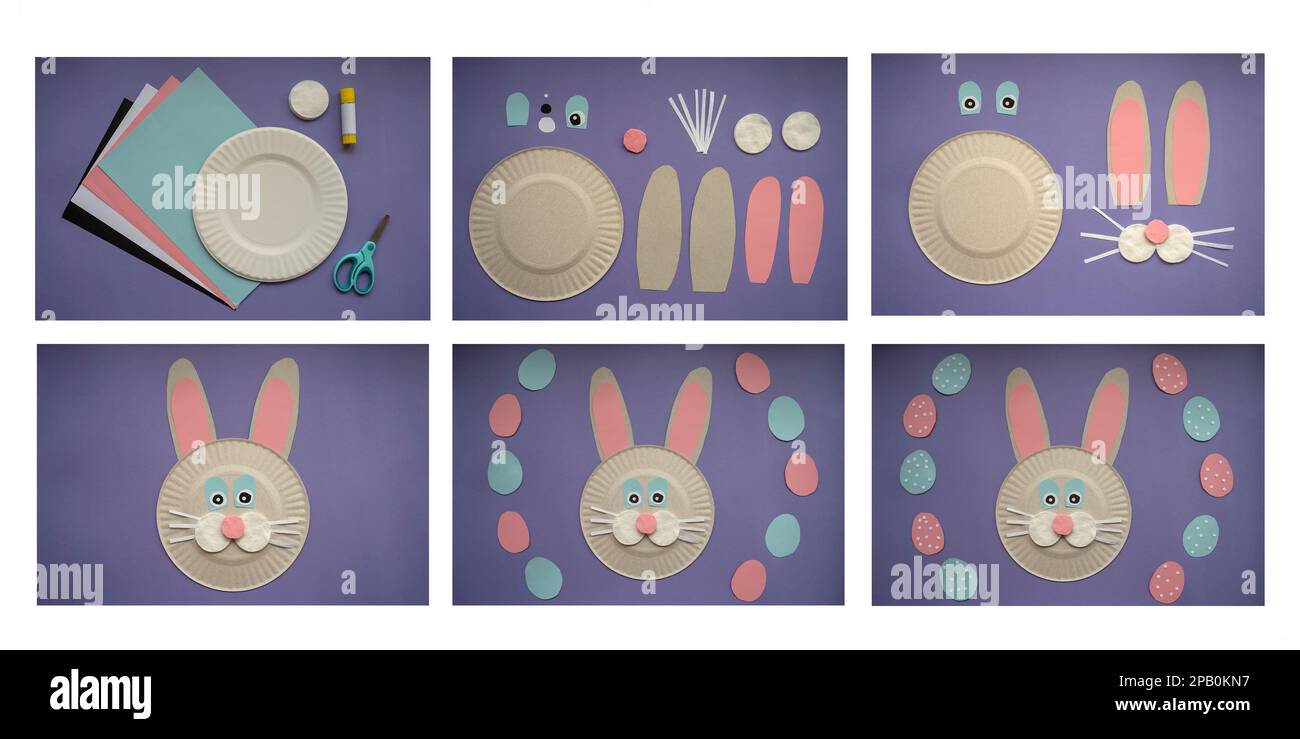 Easter card handmade. Step by step photo instruction. Children's art ...