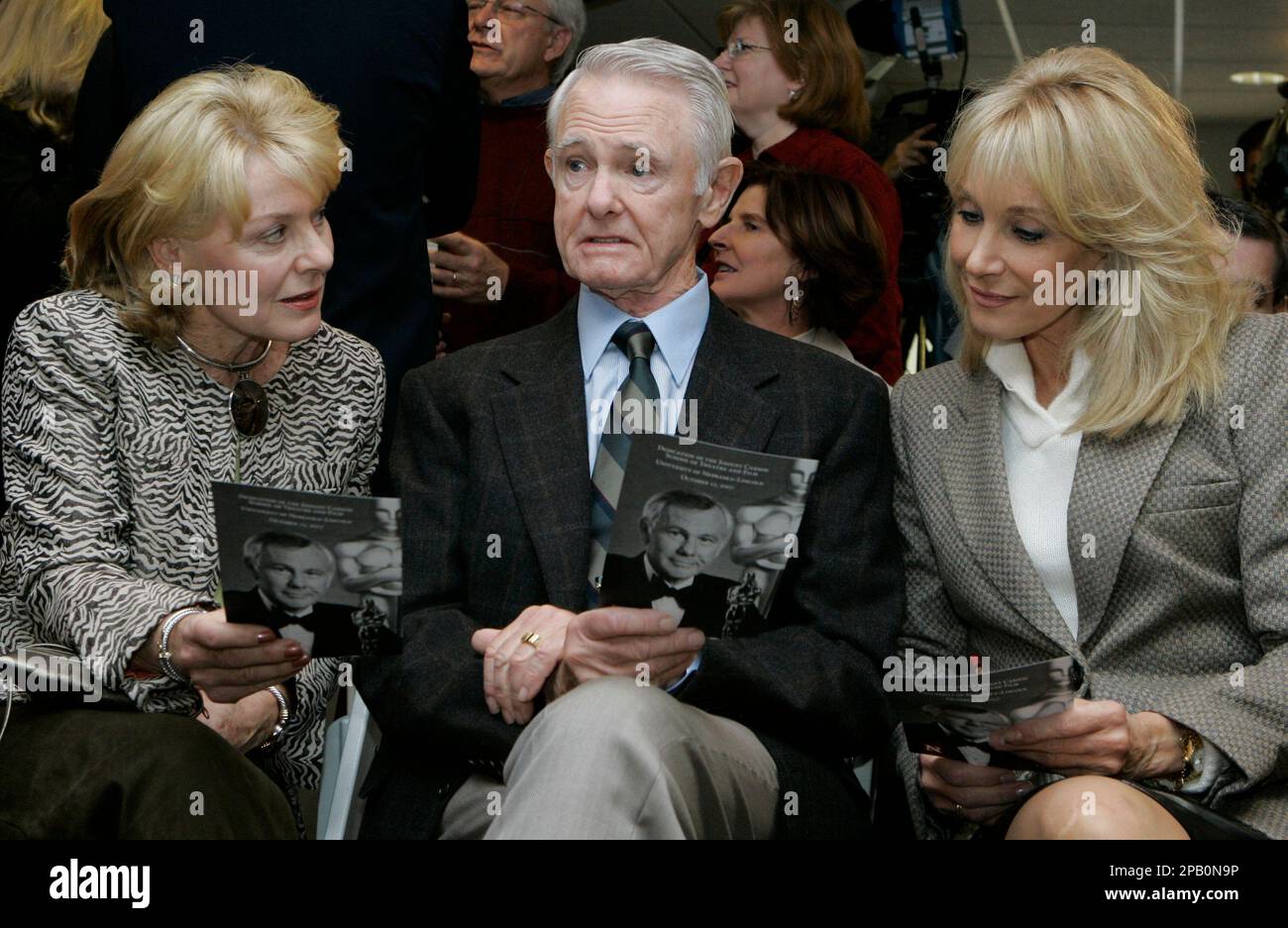 Dick Carson, the brother of entertainer Johnny Carson, center, Dick's ...