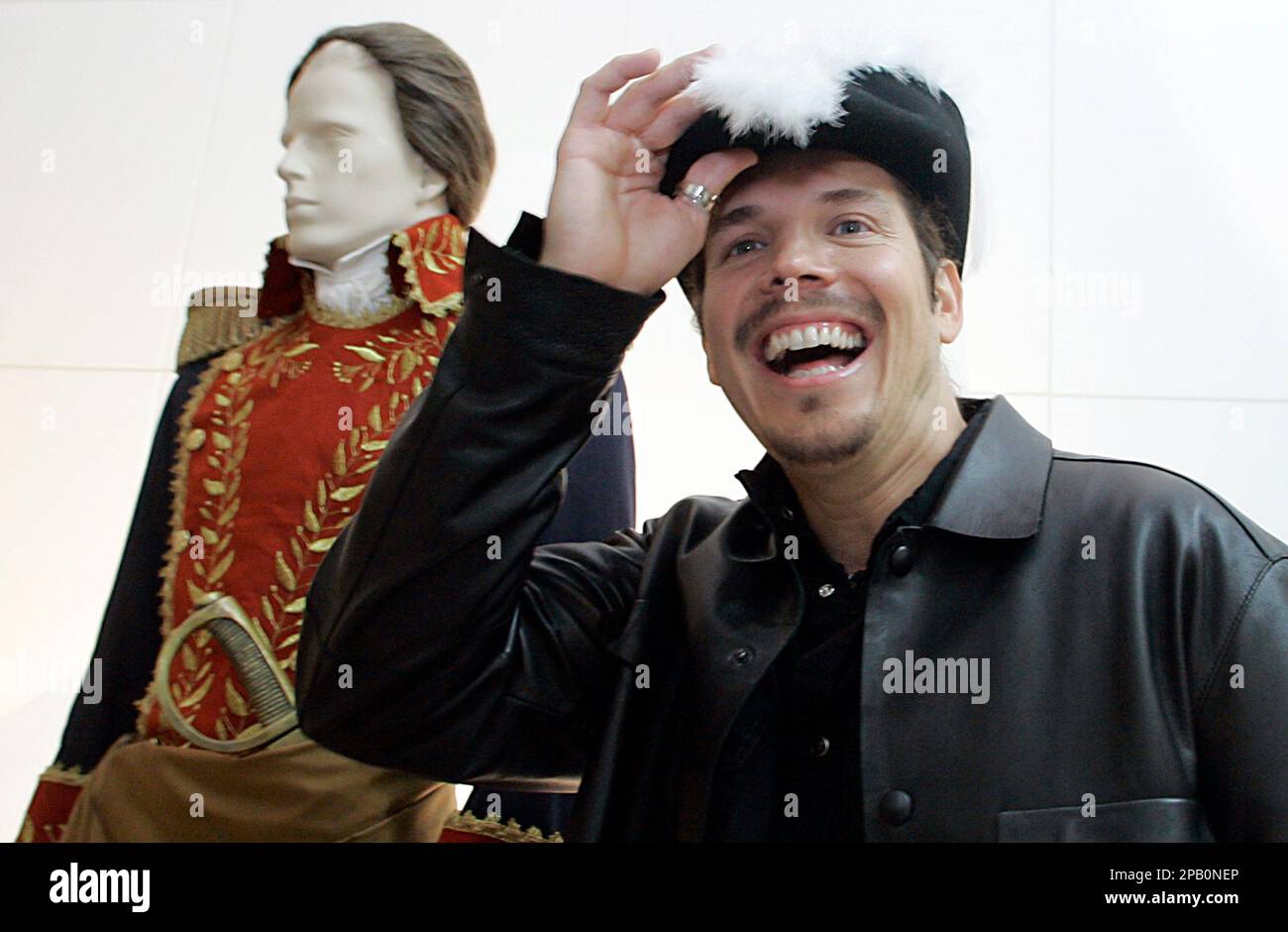 Actor Jorge Reyes poses for photographers before the premiere of ...