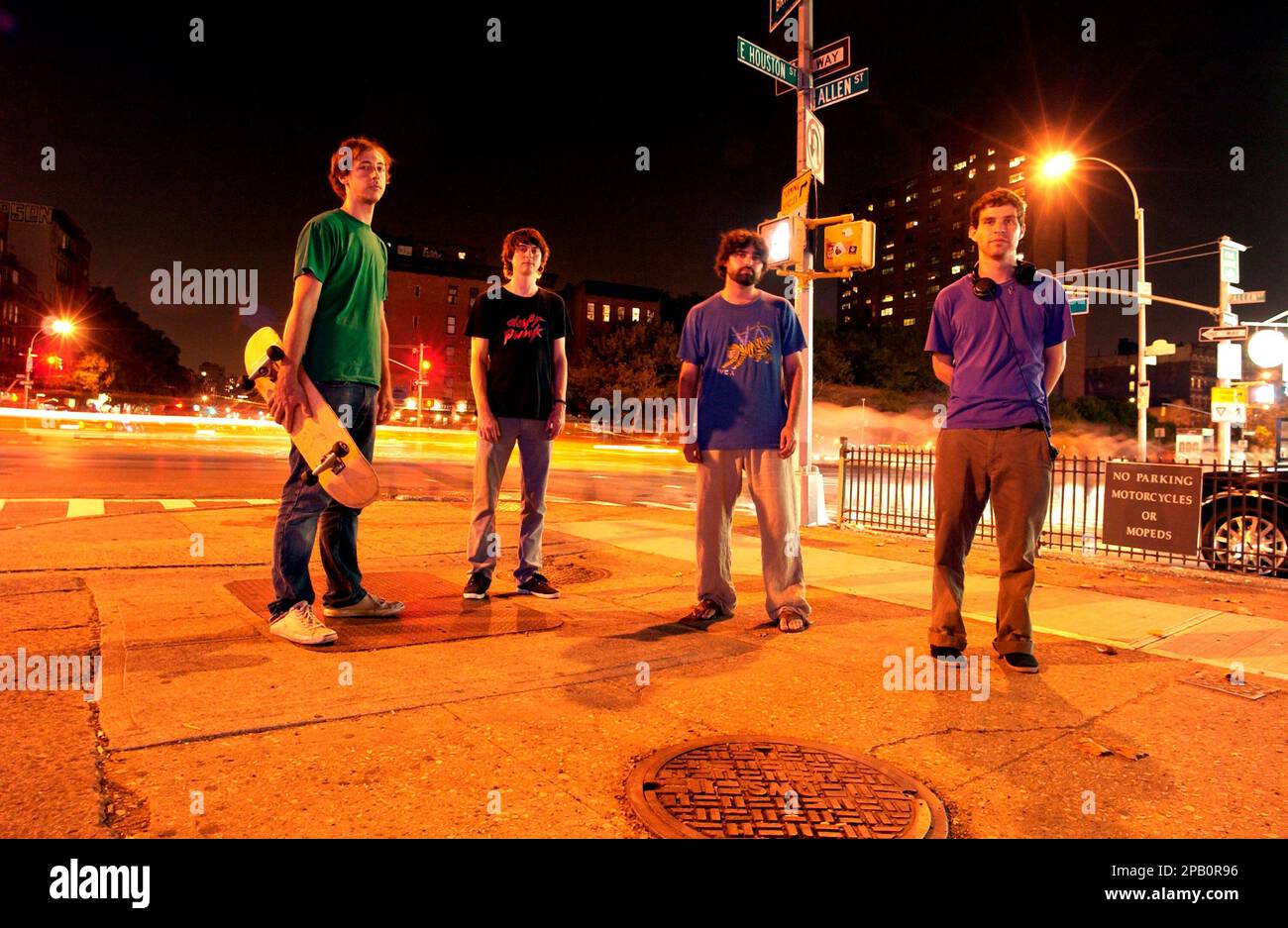 Music group Animal Collective is photographed in New York, Oct. 4, 2007 ...