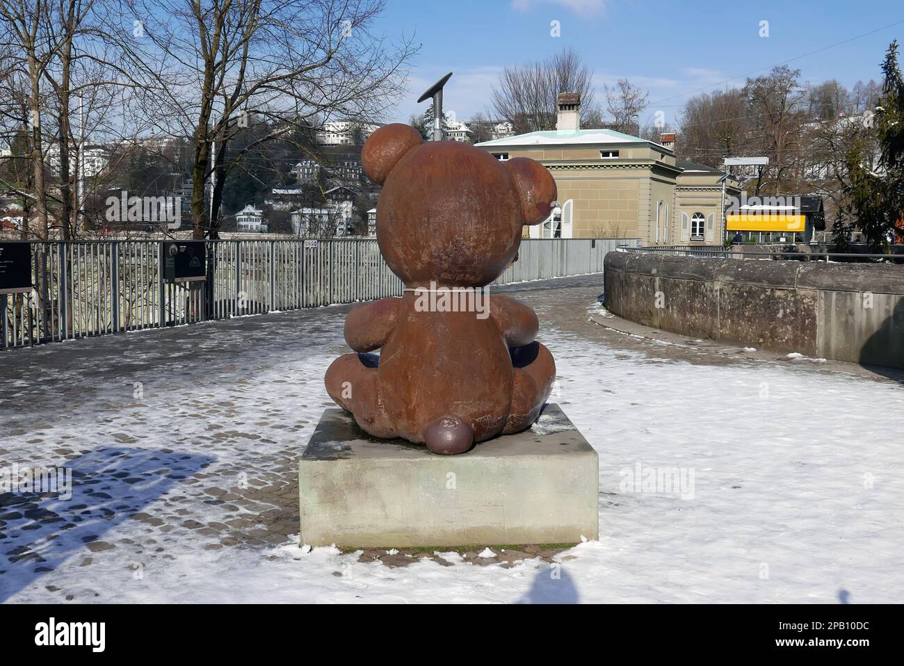 the bear statue symbol of both the city of Bern and surrounding canton ...