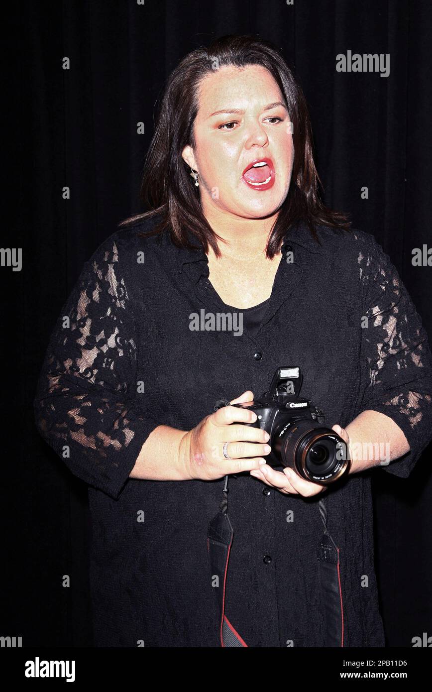 Rosie O'Donnell arrives at the opening reception for her art exhibition ...