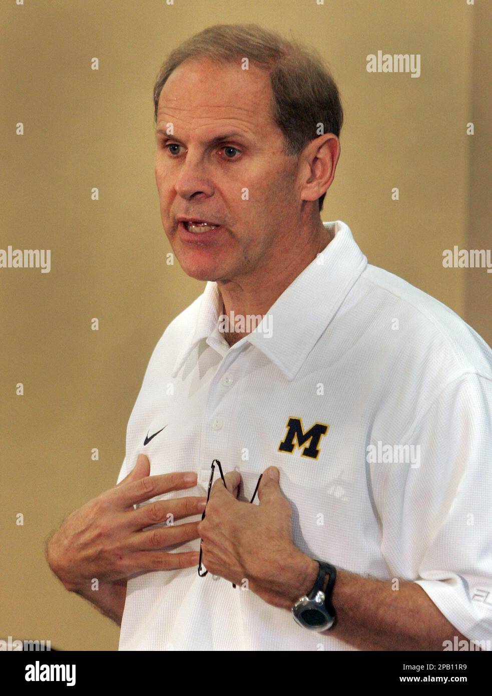 University of Michigan men's basketball coach John Beilein answers ...