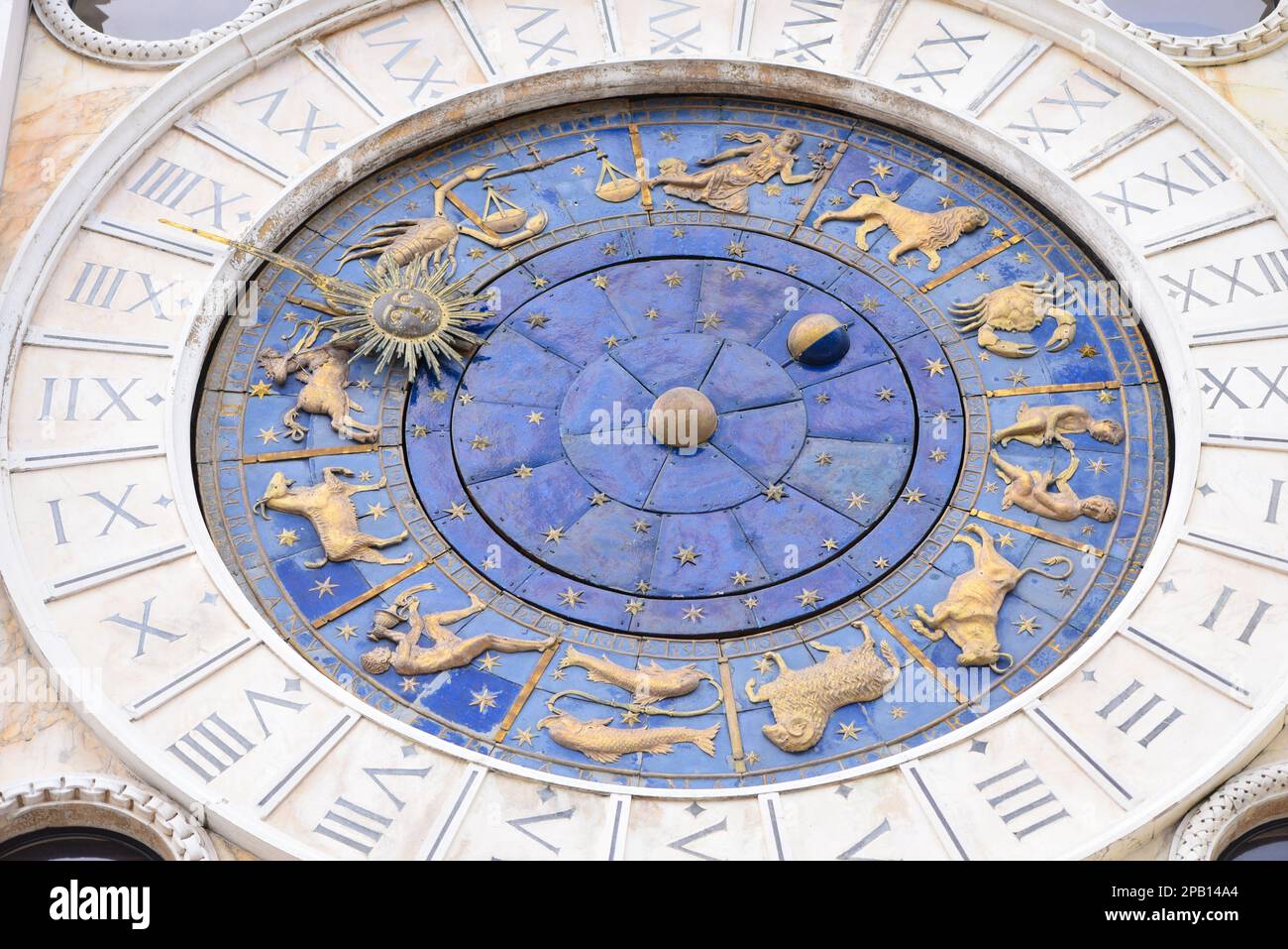 Venice, Italy - 15 Nov, 2022: Torre dell'Orologio Clock Tower in the ...