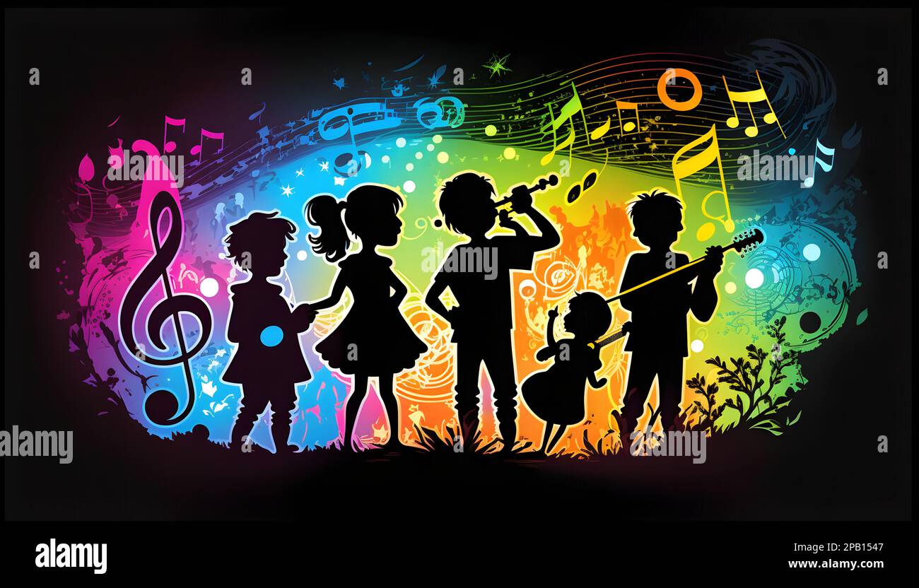 Kindergarten school children performing hi-res stock photography and ...