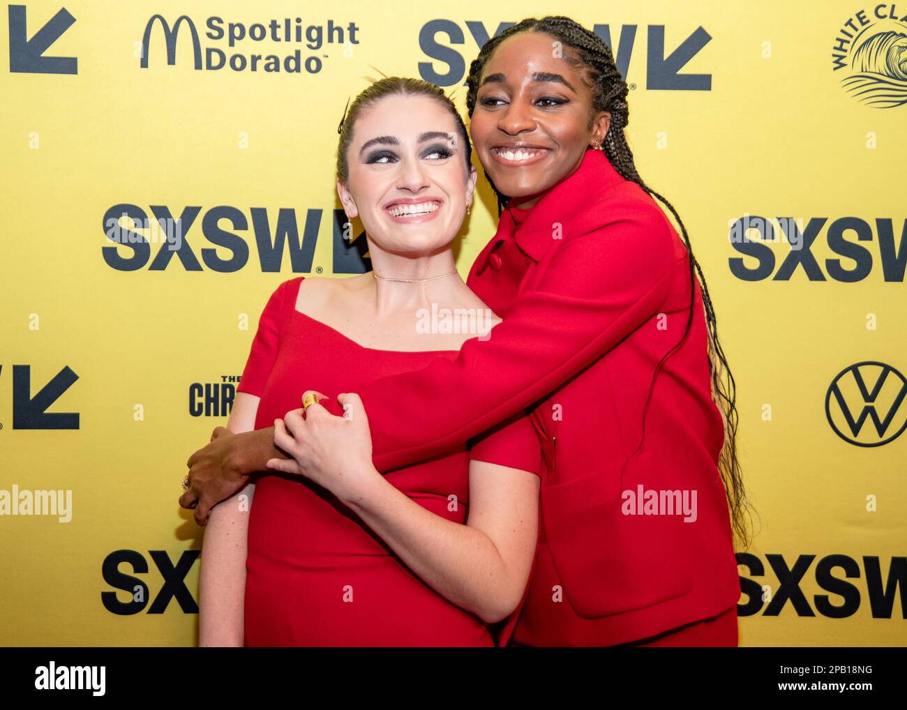 AUSTIN, TEXAS - MARCH 11: Rachel Sennott and Ayo Edebiri attends the ...