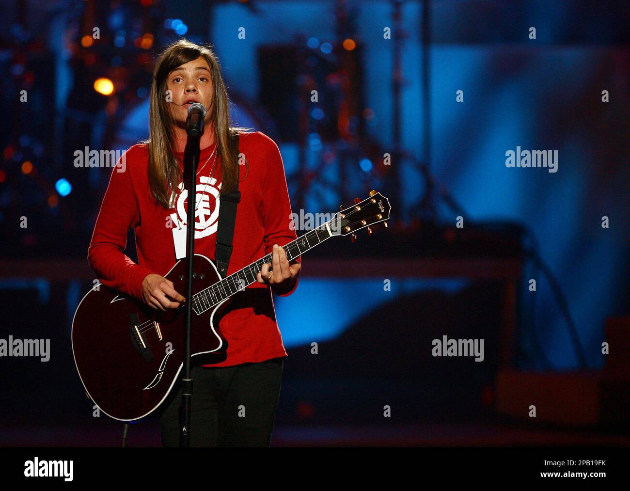 The Red Jumpsuit Apparatus lead singer Ronnie Winter performs at the ...