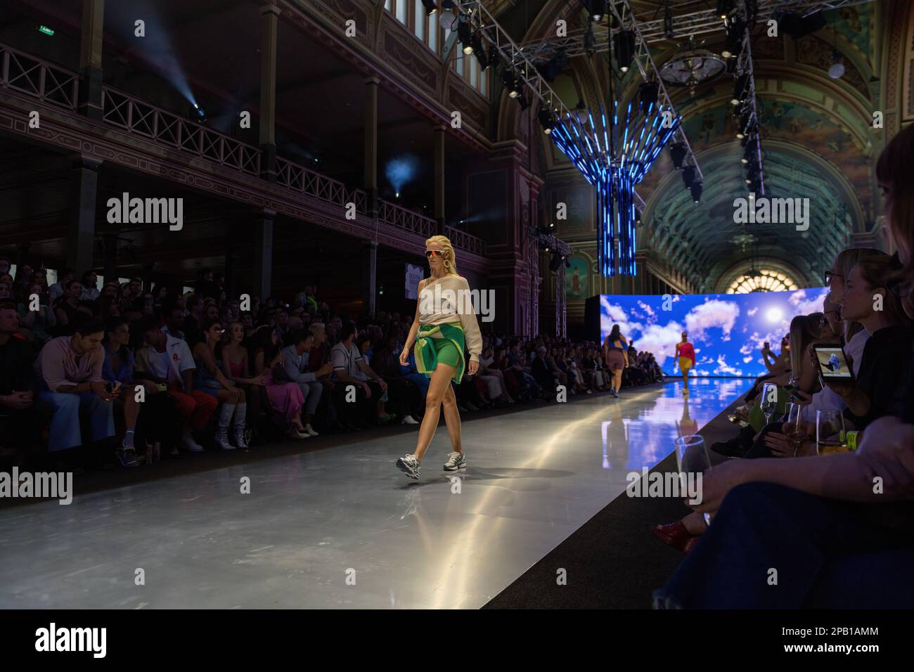 As the curtains close on the Festival, a model exuded confidence and ...