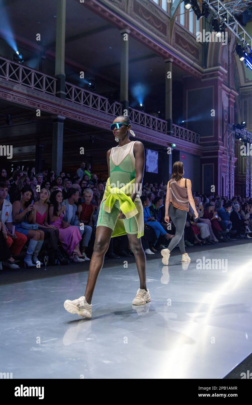 As the curtains close on the Festival, a model exuded confidence and ...