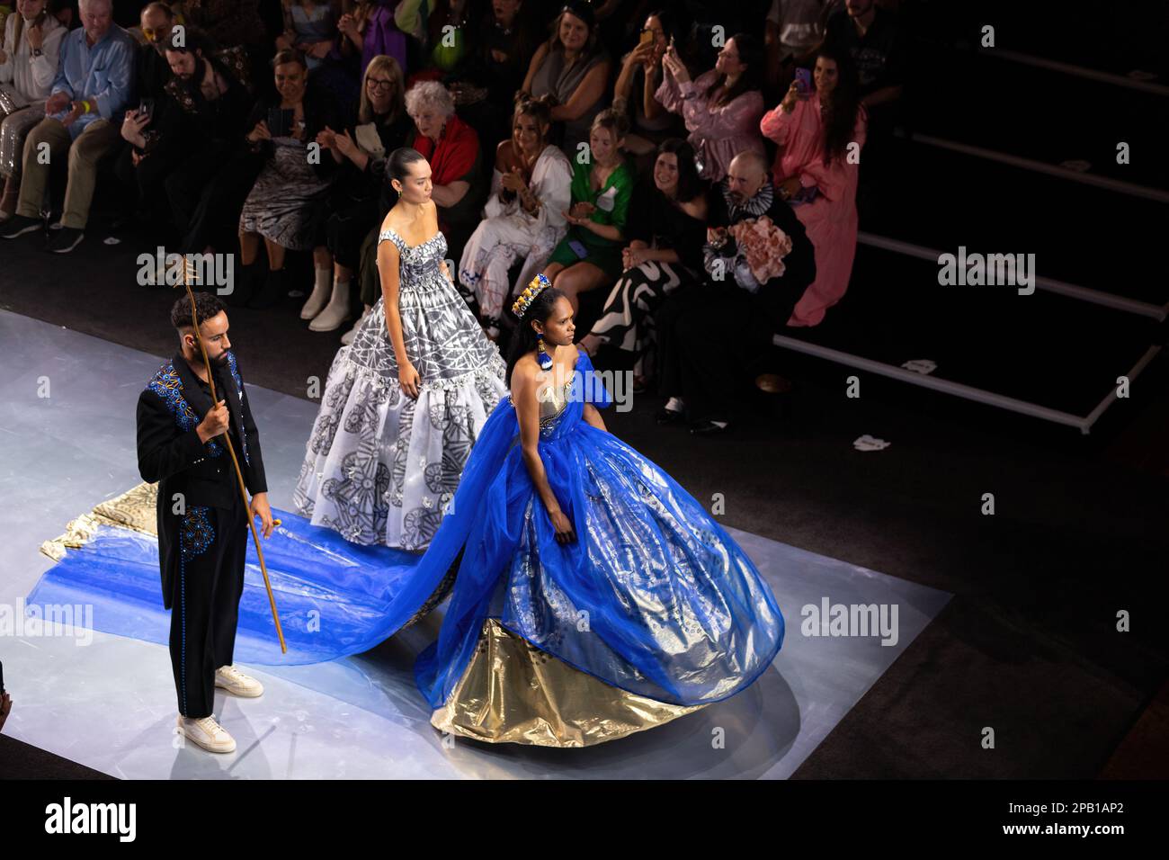 In a dazzling finale to the Festival, a model walked down the final ...