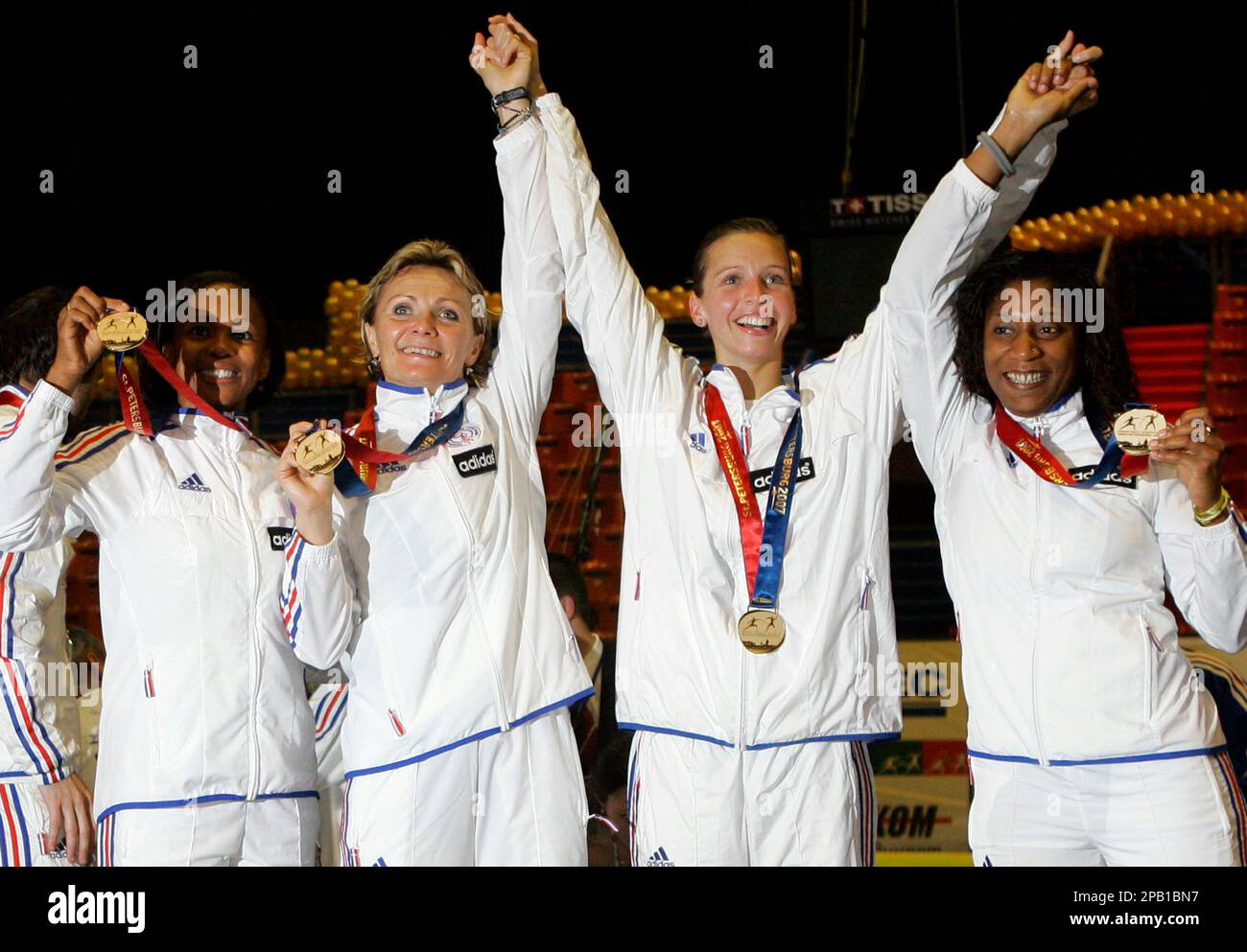 France team celebrate their victory over Russia in the final of the ...