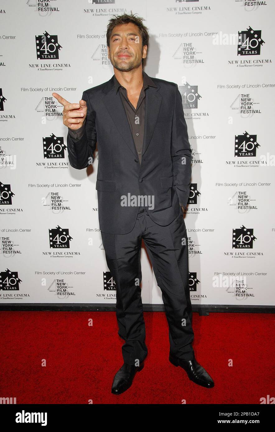 Actor Javier Bardem attends the New Line Cinema 40th Anniversary Gala ...