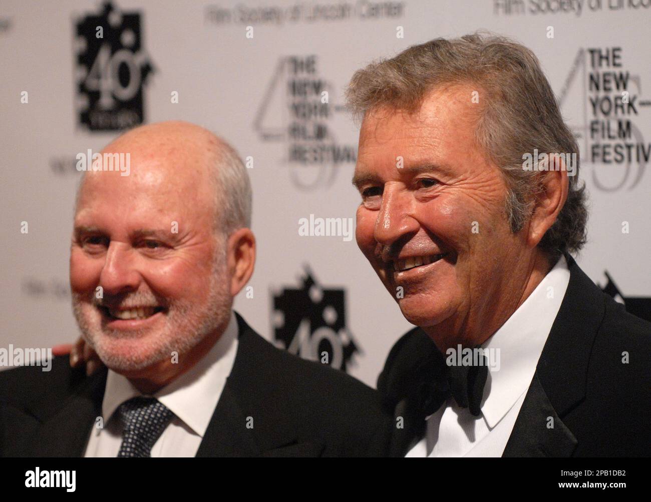 New Line Cinemas co-chairmen Michael Lynne, left, and Robert Shaye ...