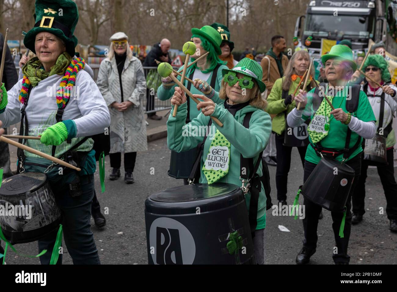London, UK. 12th Mar, 2023. St Patrick’s Day Parade and Festival 2023 ...