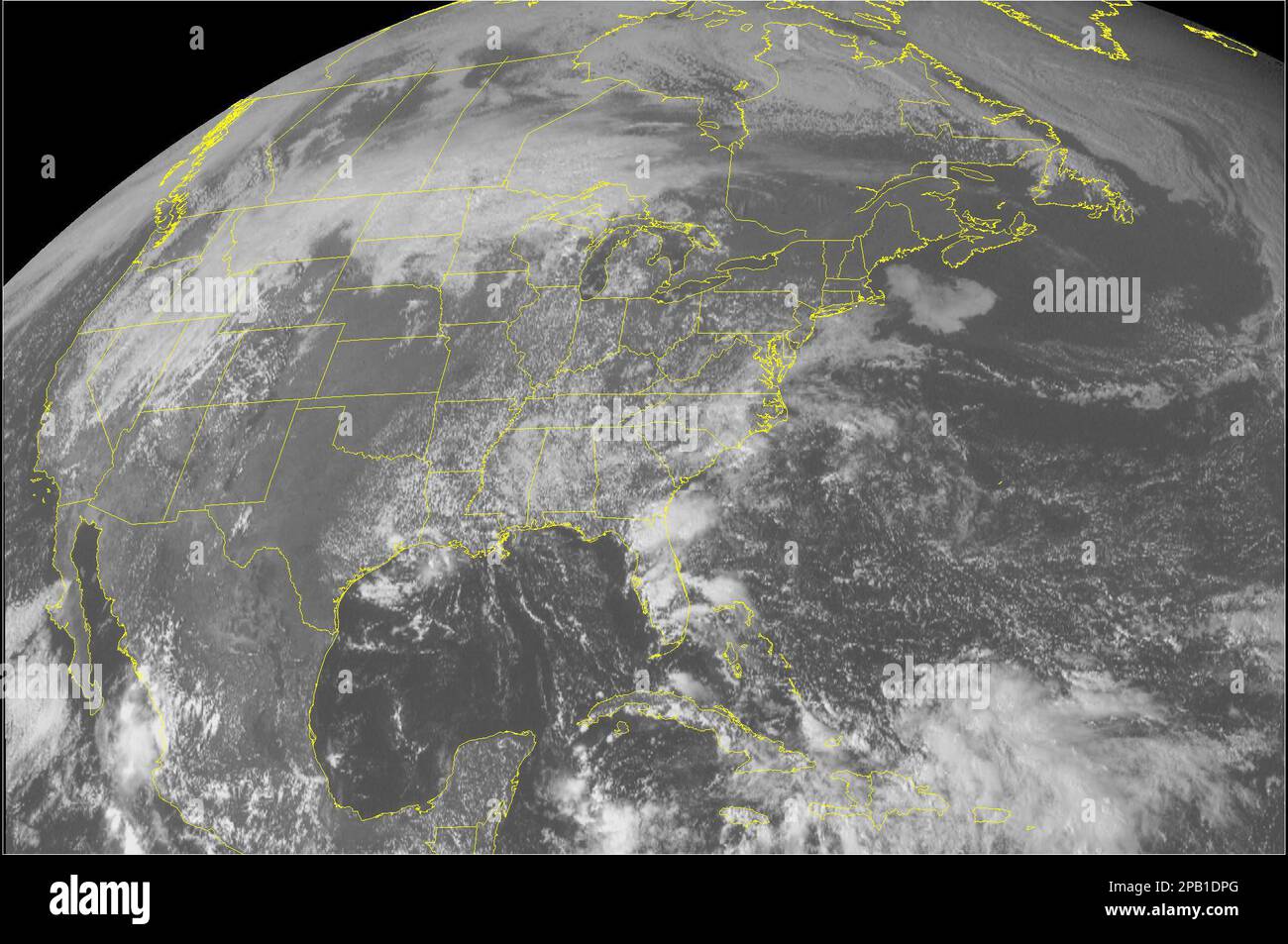 This NOAA satellite image taken Friday, Oct. 5, 2007 at 3:15 p.m. EDT ...
