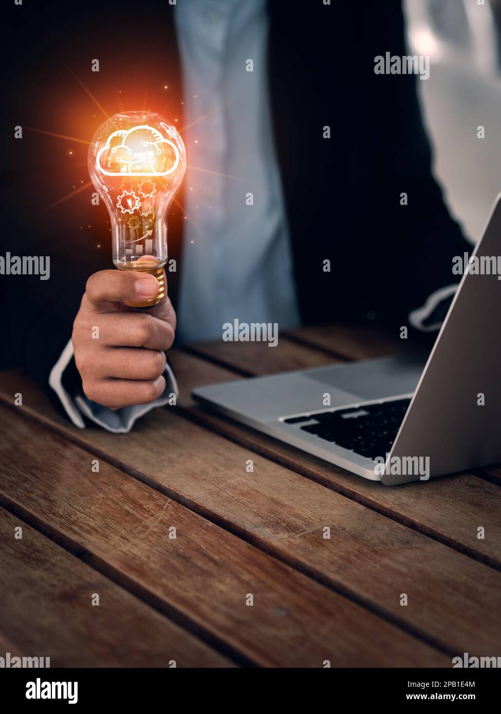 Business solution, learning and creative idea management concepts ...