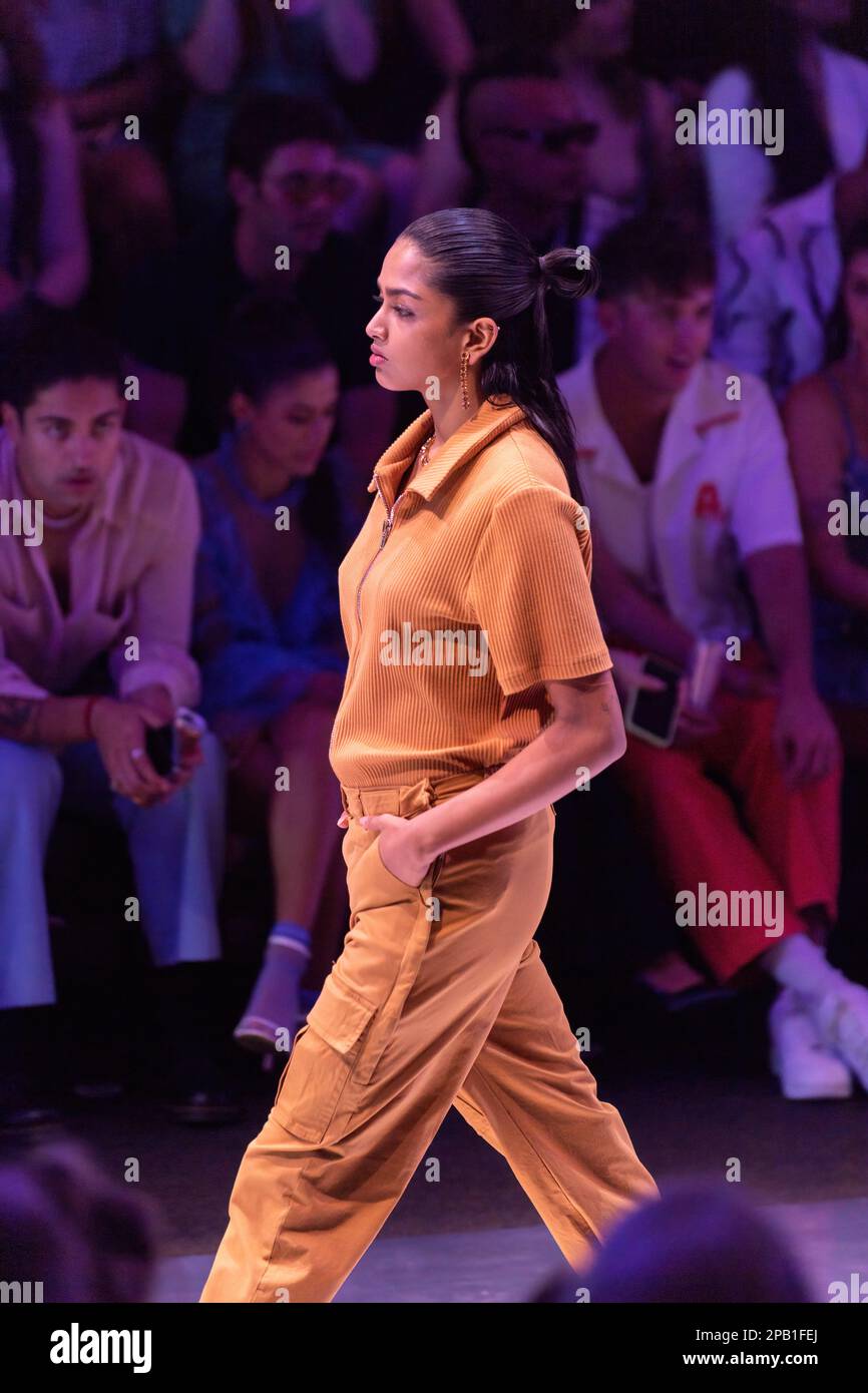 In a stunning finale to the Festival, a model commanded attention on ...