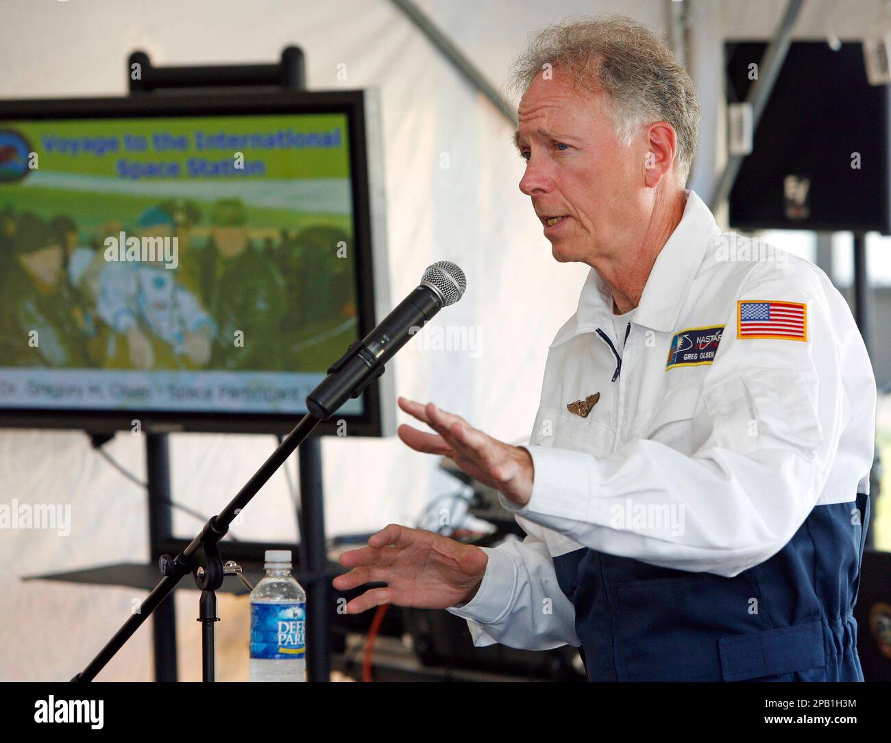 Greg Olsen, a former businessman who paid millions to fly to the ...