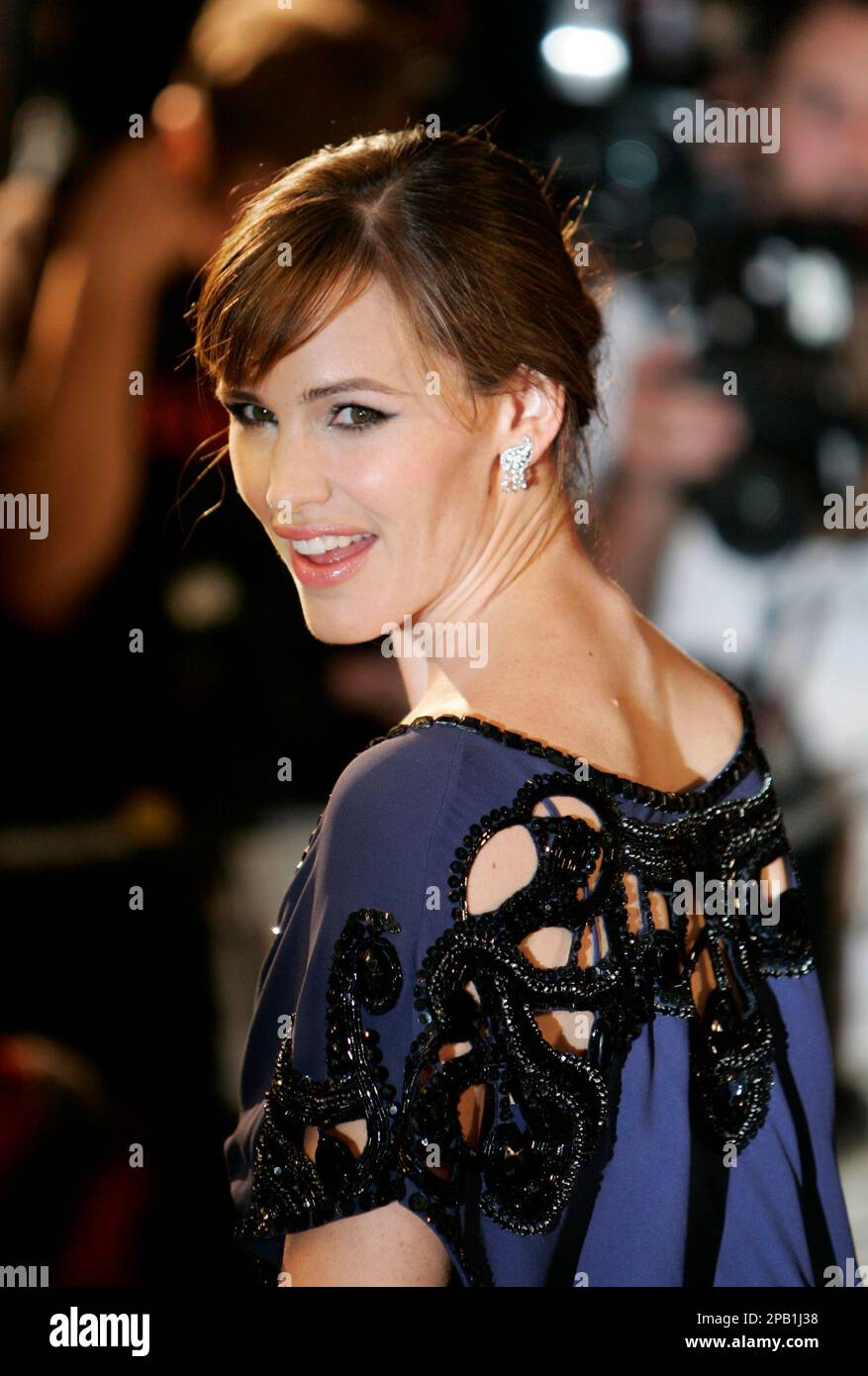 US actress Jennifer Garner poses for the photographers, as she arrives ...