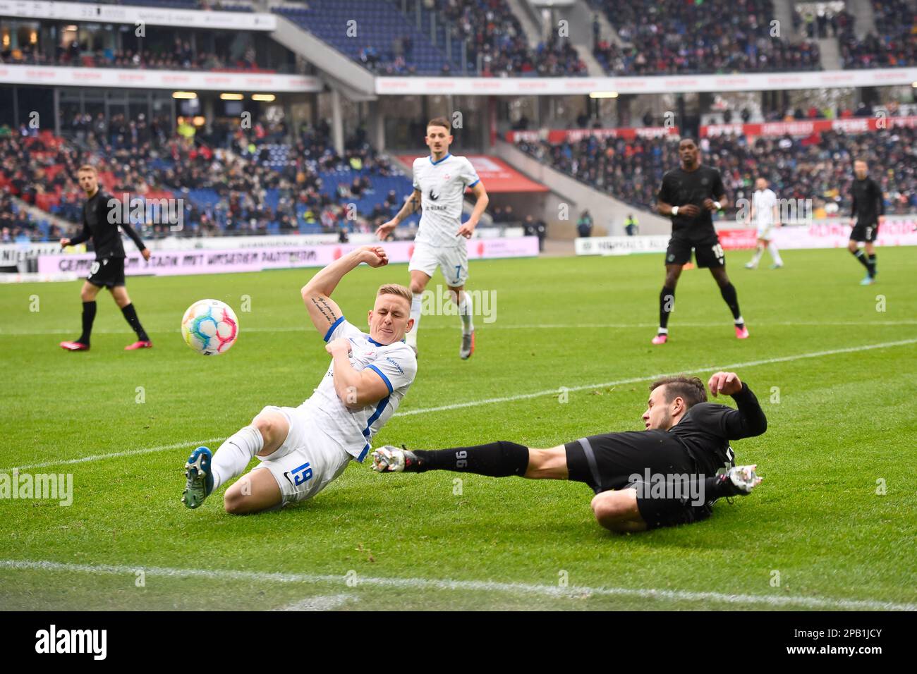 Hanover, Germany. 12th Mar, 2023. Soccer: 2. Bundesliga, Hannover 96 ...