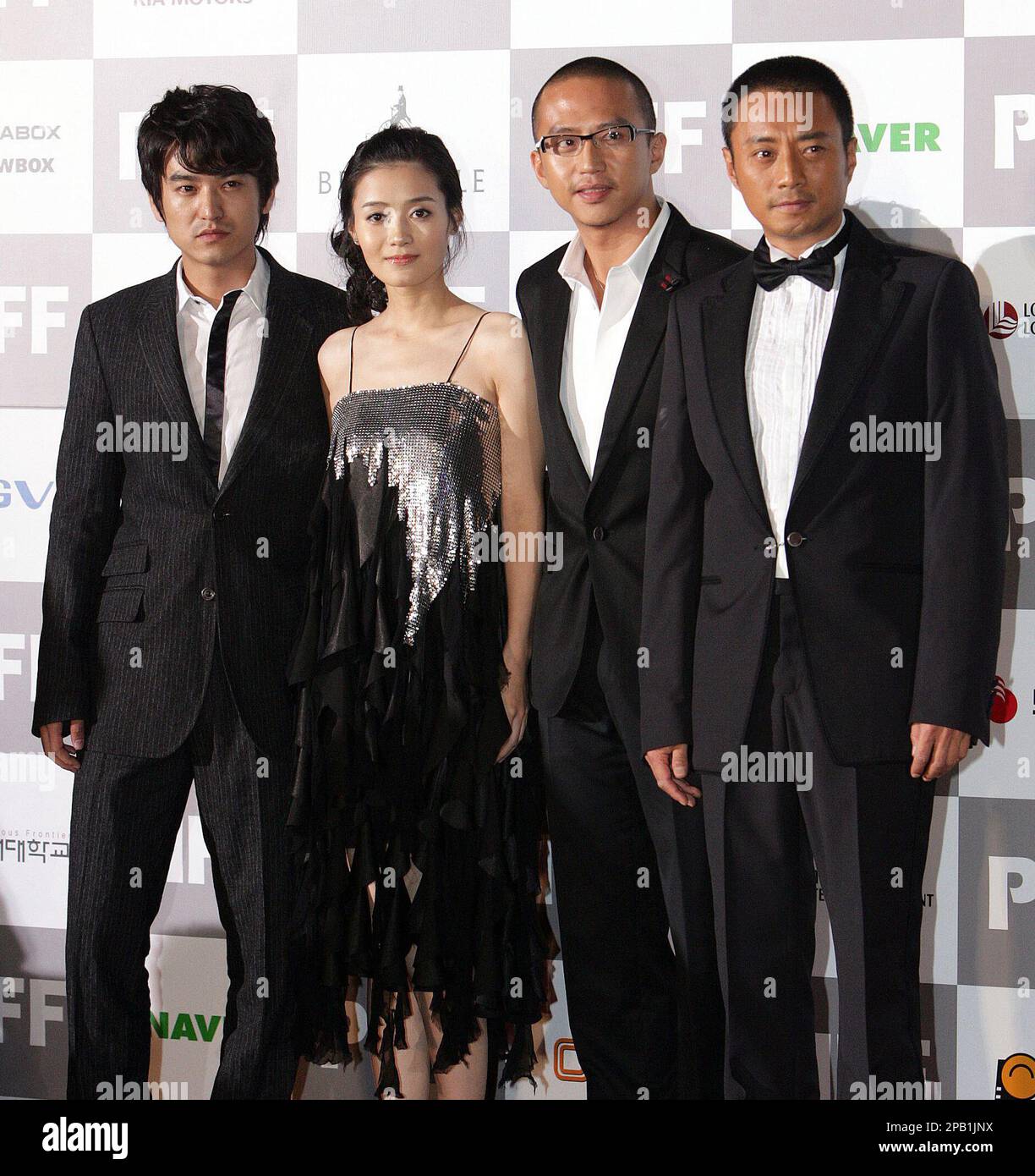 From left, Chinese Yuan Wenkang, Tang Yan ,Deng Chao and Zhang Hanyu ...