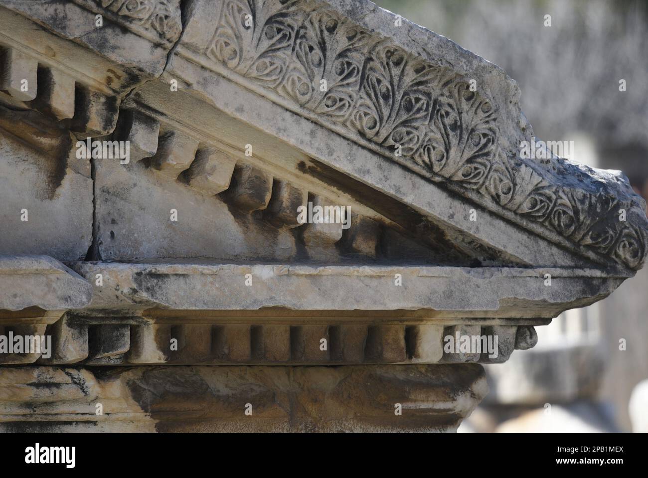Landscape with scenic ruins view of the Corinthian order East Triumphal ...