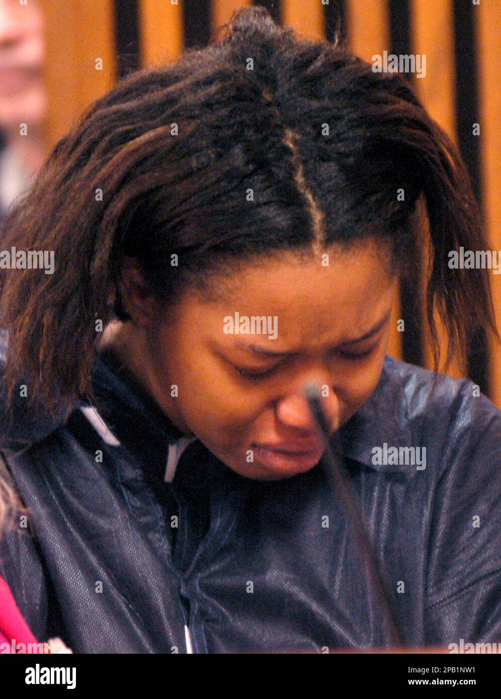 Amber C. Hill makes her first court appearance after being charged with two counts of aggravated ...