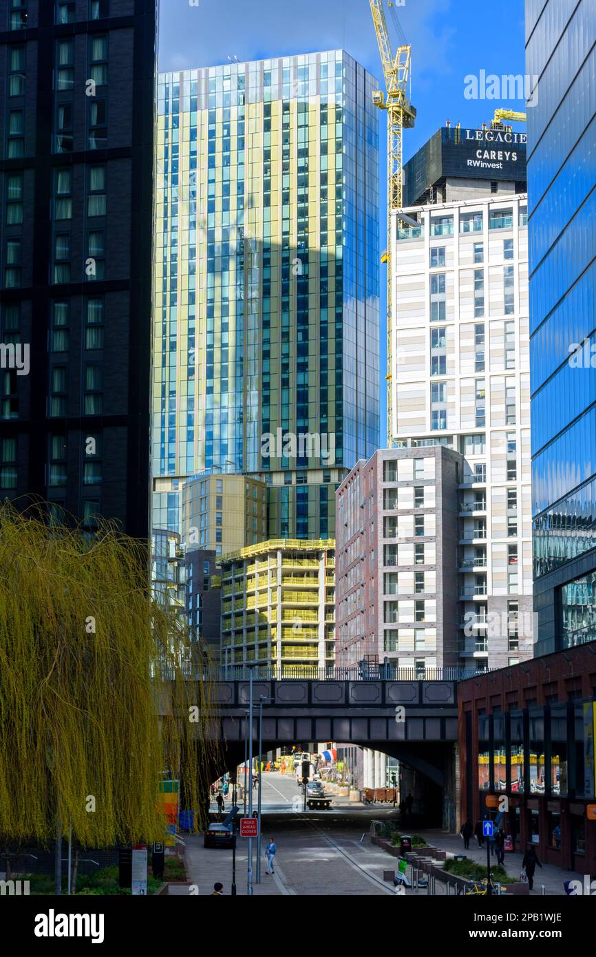 The Anaconda Cut and the One Greengate apartment blocks, from Greengate ...