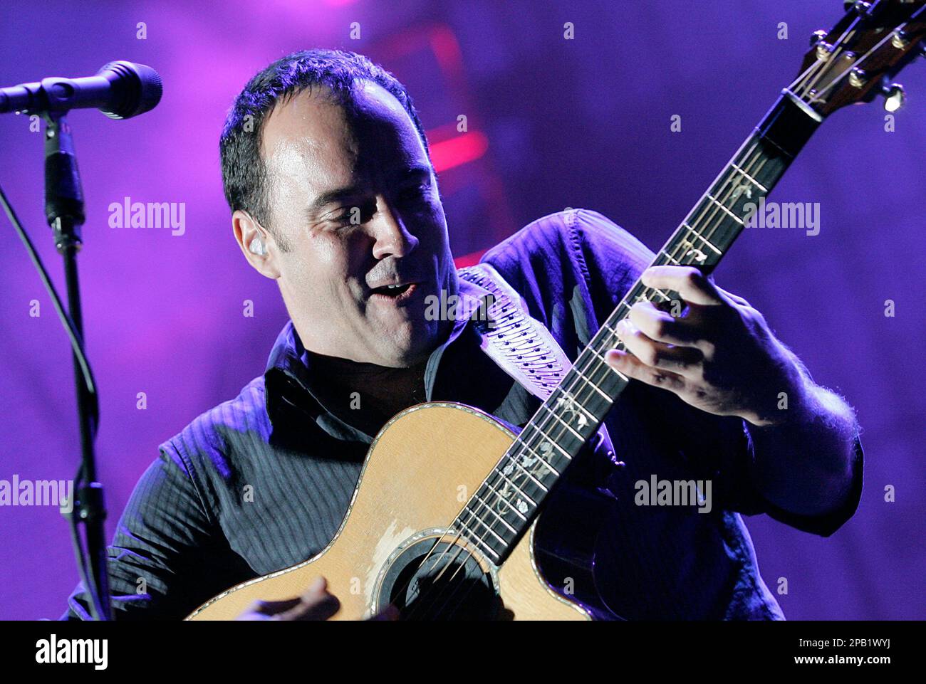 Singer and musician Dave Matthews performs with the Dave Matthews Band ...