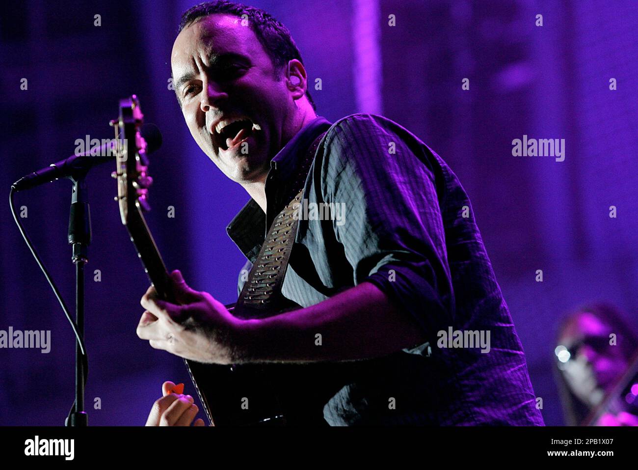Singer and musician Dave Matthews performs with the Dave Matthews Band ...