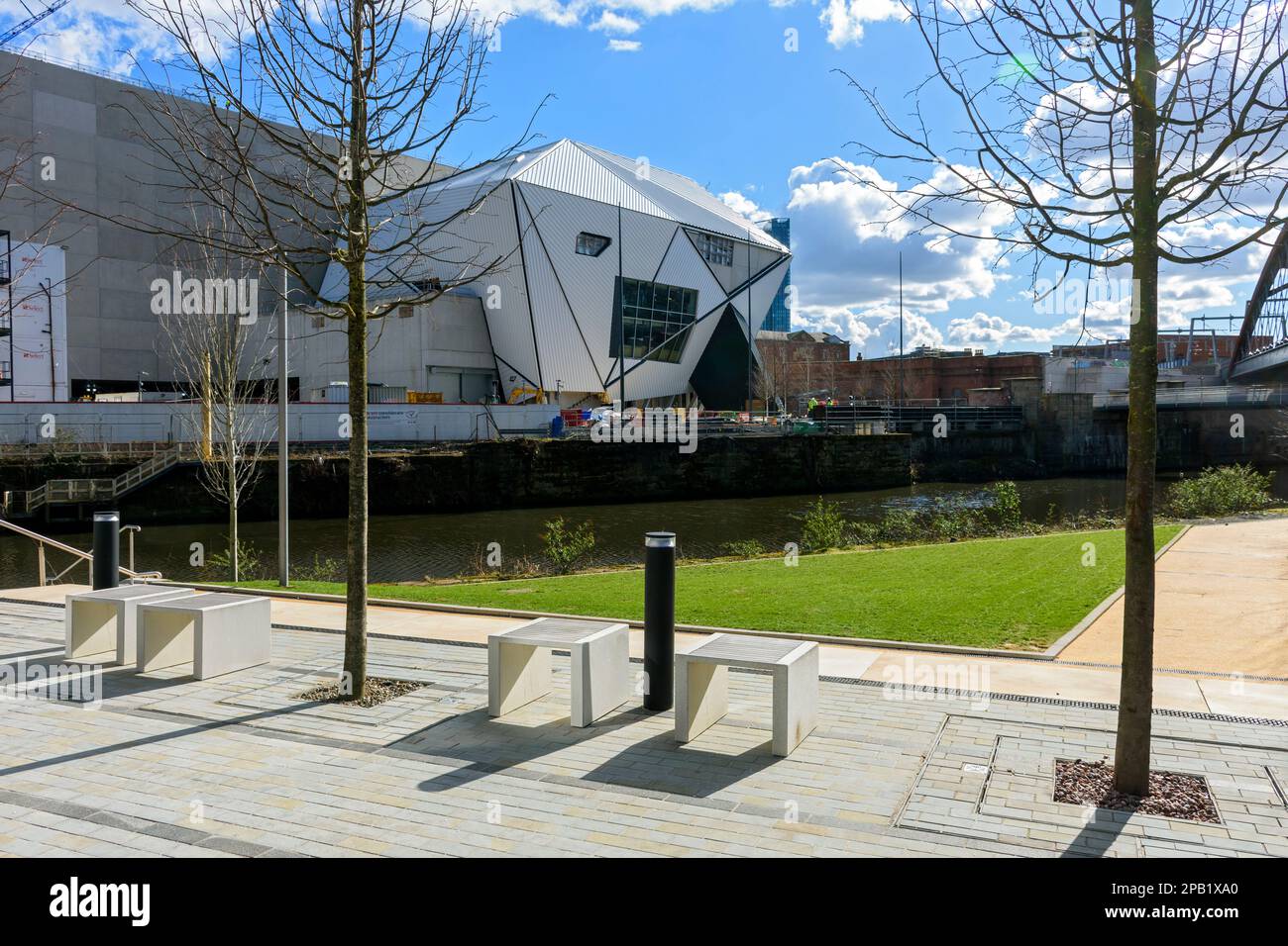 The Factory International arts building under construction March 2023 ...