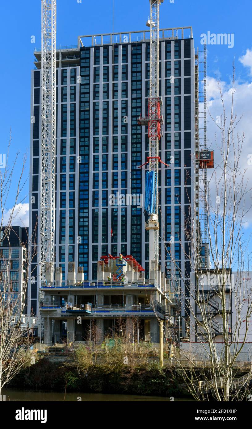 The Union Living apartment block (under construction), St. John's ...