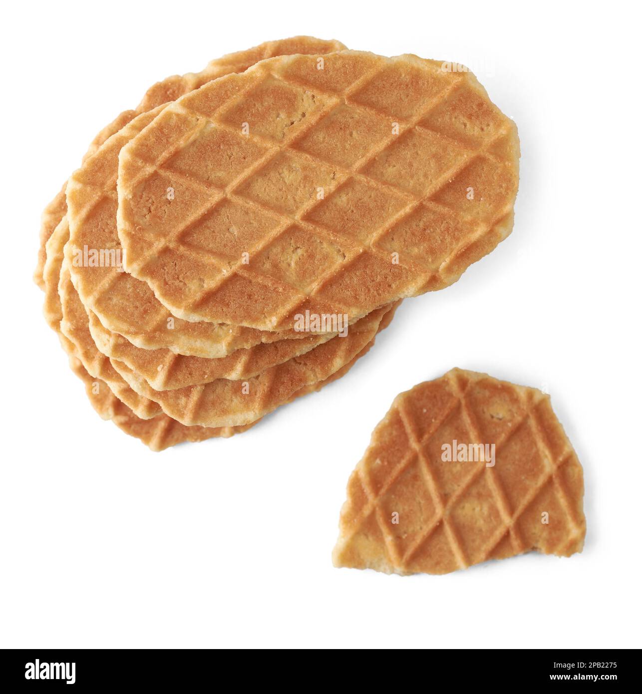 From above delicious waffles Cut Out Stock Images & Pictures - Alamy