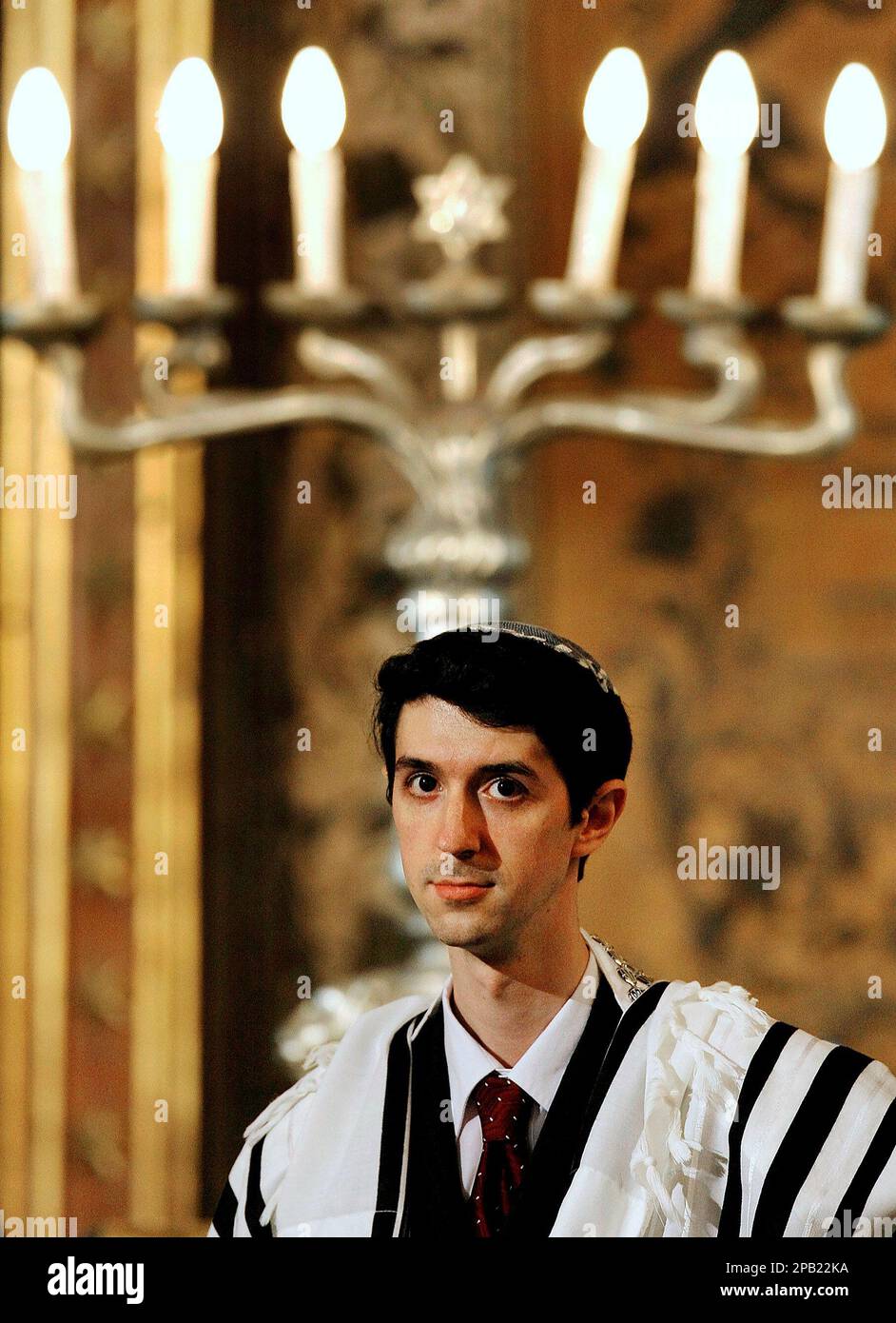 Shlomo Sorin Rosen, a 29 year-old Romanian Jew, looks on in the Coral ...
