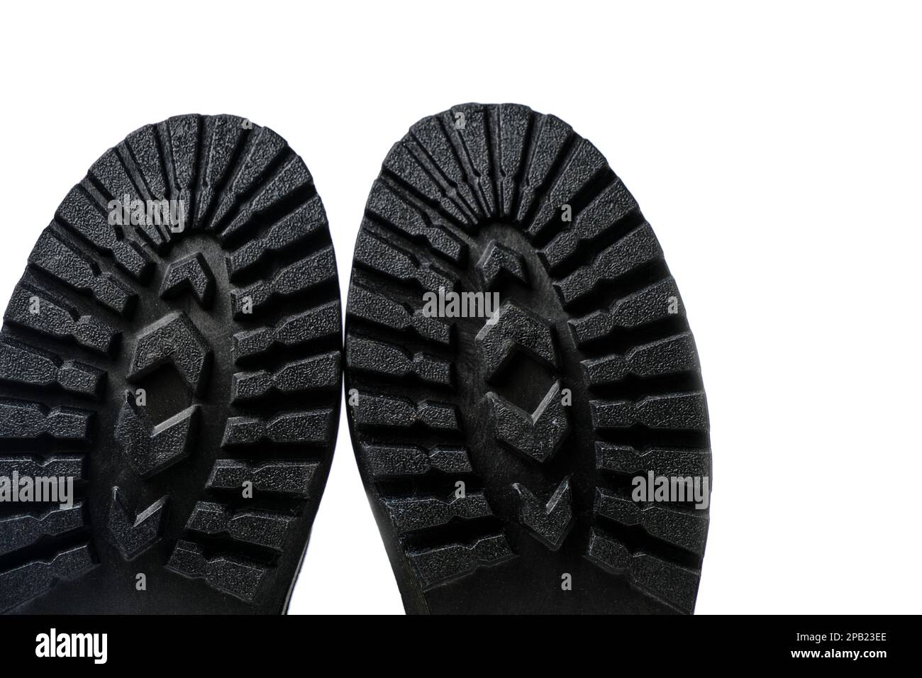 Background, texture tread of the sole of the shoe close up on white ...