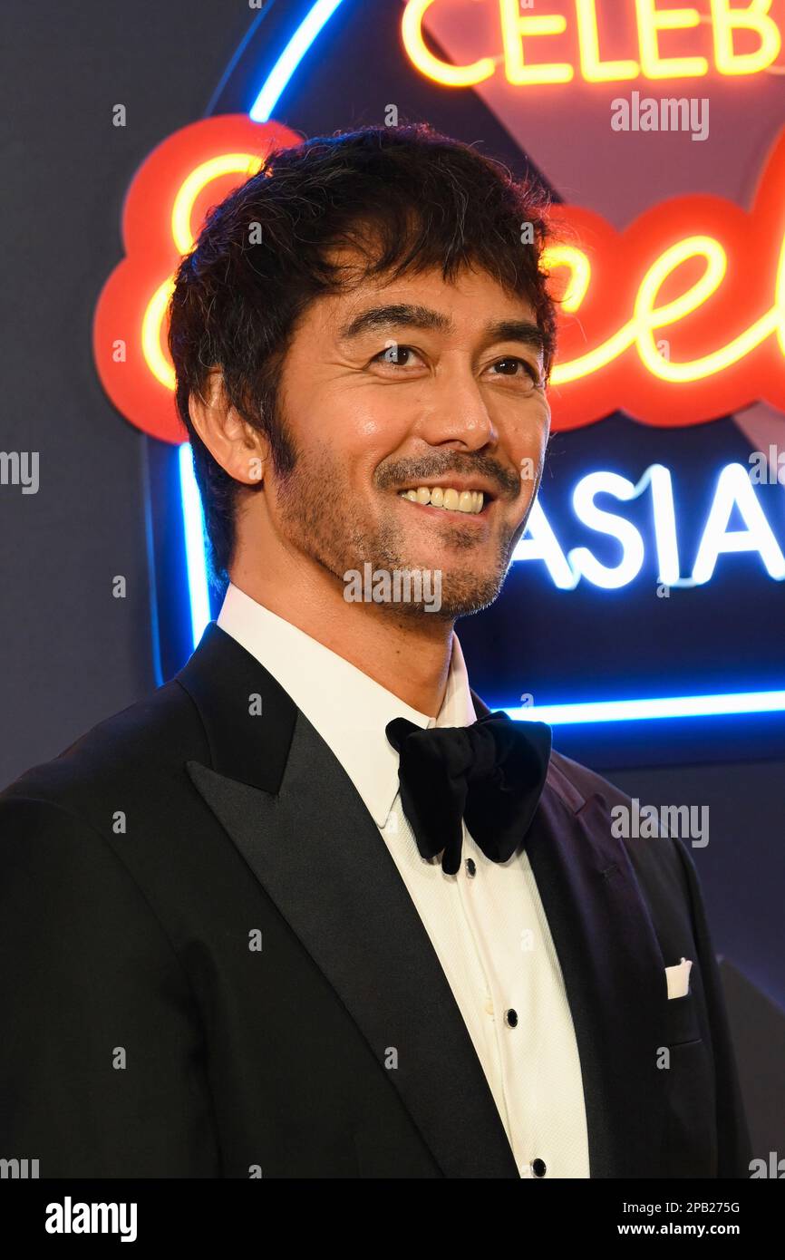 Japanese actor Abe Hiroshi, the recipient of the Excellence in Asian ...