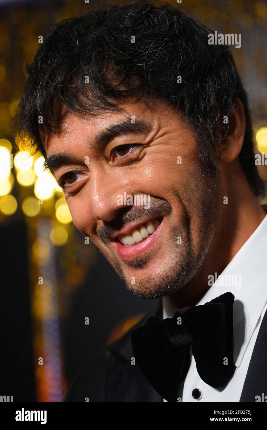 Japanese actor Abe Hiroshi, the recipient of the Excellence in Asian ...