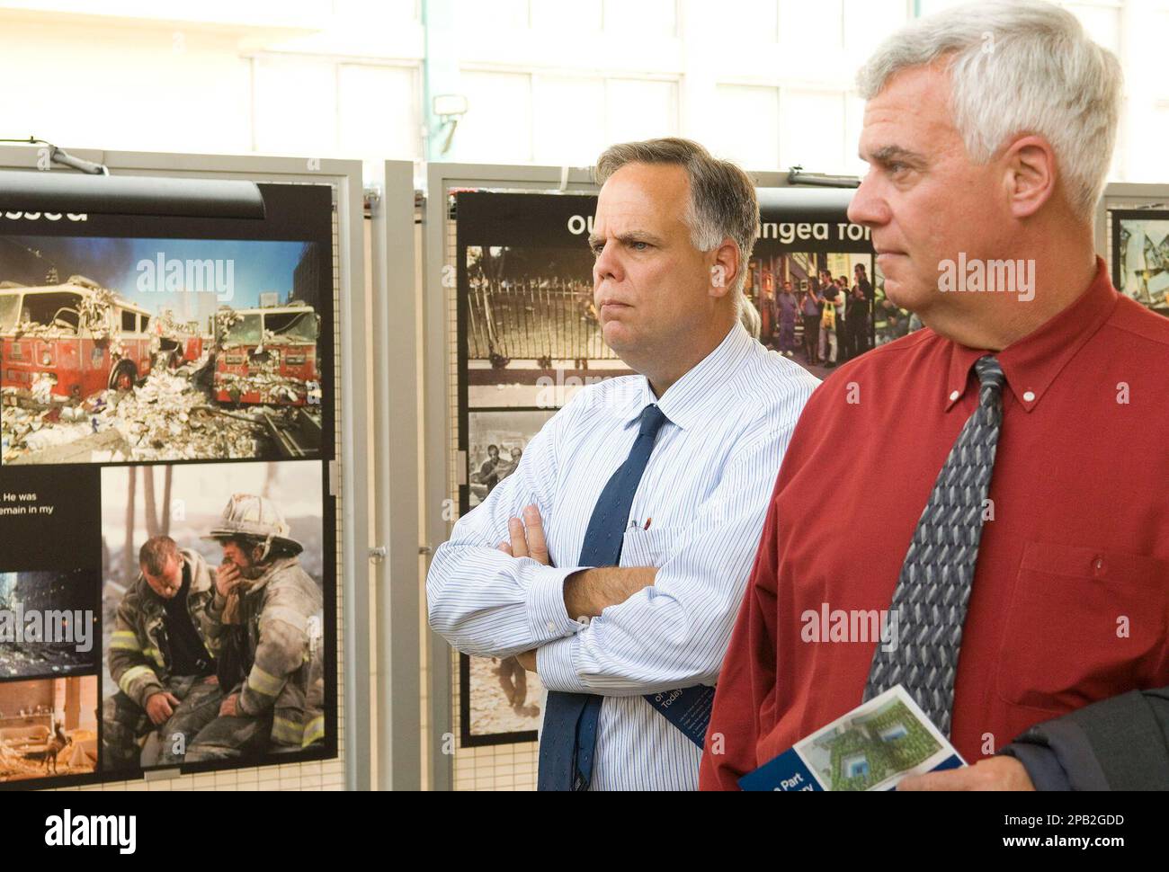 Kanawha County Sheriff Mike Rutherford, right, and Chief Deputy John ...