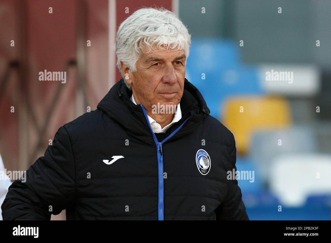 Gian Piero Gasperini, head coach of Atalanta Bc looks on during the ...
