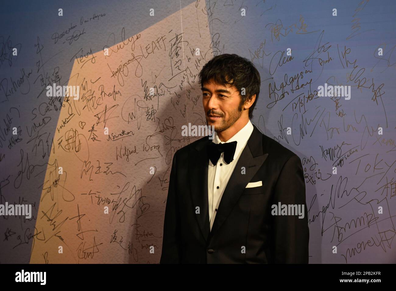 Japanese actor Abe Hiroshi, the recipient of the Excellence in Asian ...