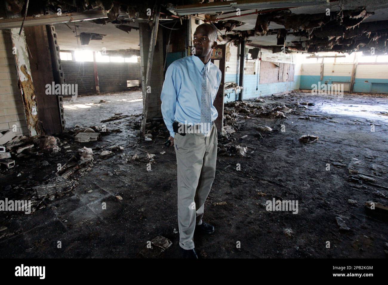 Lawless High School music teacher Virgil Tiller gives a tour of his old ...