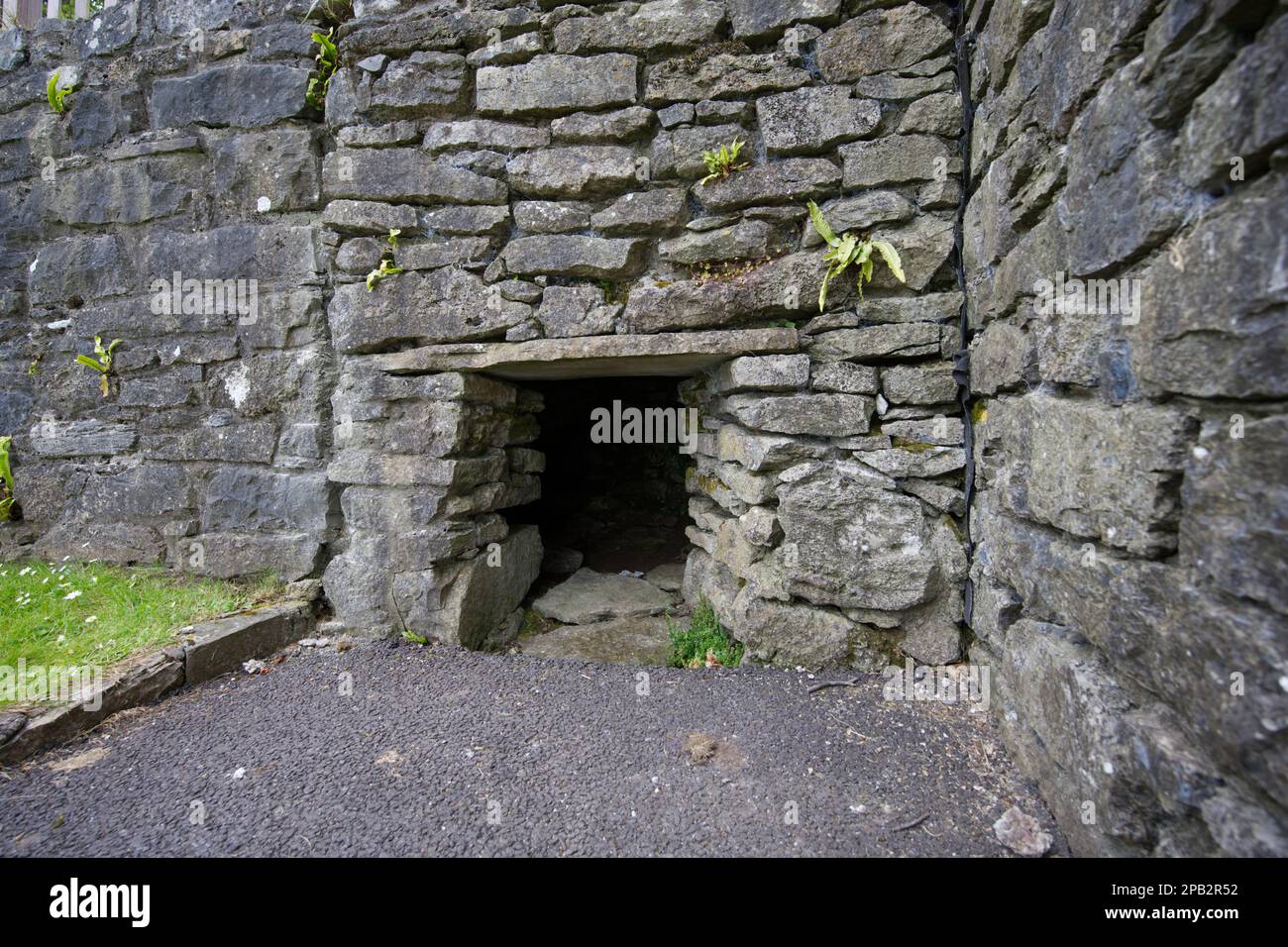 Sweathouse in the wall of Parke's Castle, also known as O'Rourke's ...
