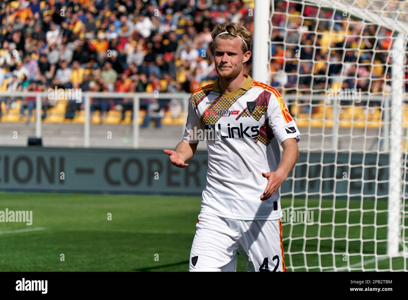 Lecce, Italy. 12th Mar, 2023. Morten Hjulmand (US Lecce) during US ...